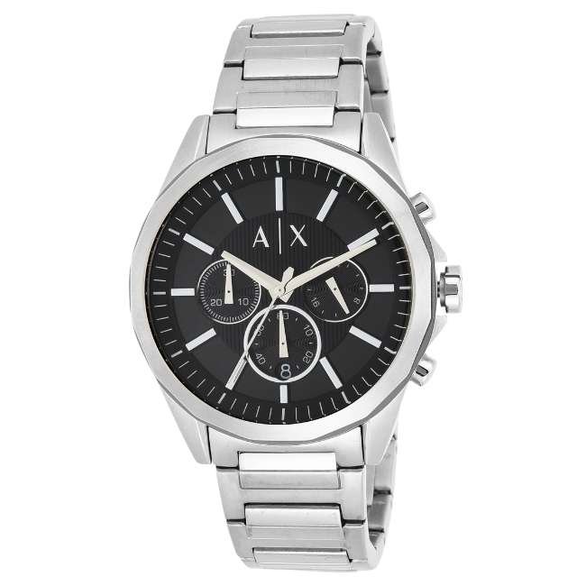 Armani Exchange Round Black Men Watch Ax2600 - TGTLuxe