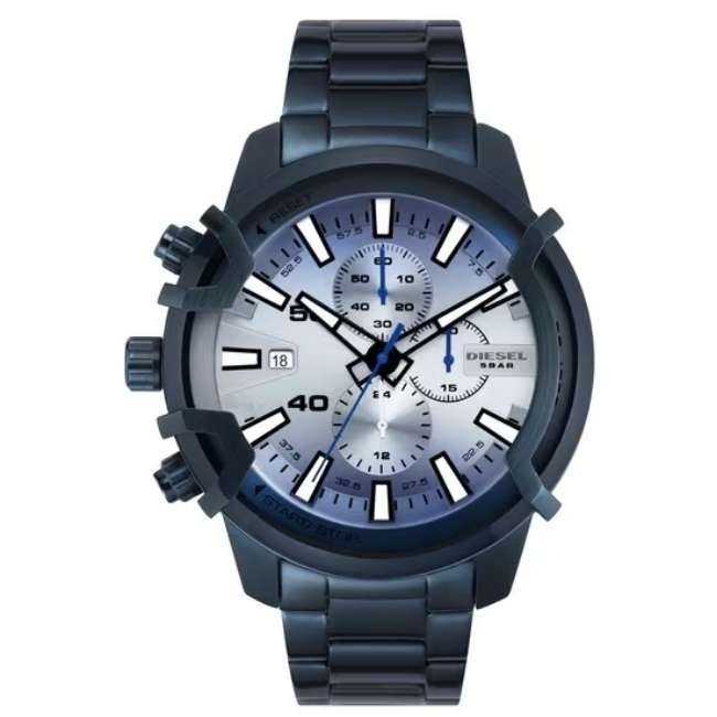 Diesel Round Silver Men Watch Dz4596 Price in India | Buy Diesel Round ...